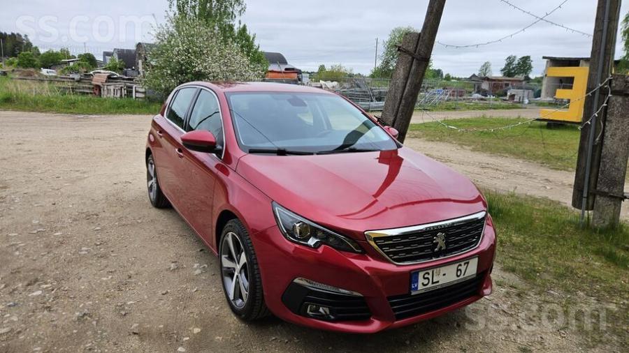 Красный Пежо 308 2019 в Рига, объемом двигателя 1.50 л и пробегом 152 тыс. км за 9500 €, фото 4 на AUTOMOTO.COM.LV