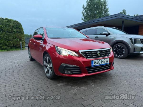 Red Peugeot 308 2020 in Saku, with an engine capacity of 1.50 L and mileage of 124 thousand km for 10500 €, photo 1 on AUTOMOTO.COM.LV