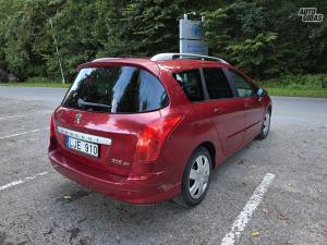 Red Peugeot 308 2008 in Alytus, with an engine capacity of 2.00 L and mileage of 271 thousand km for 2150 €, photo 4 on AUTOMOTO.COM.LV