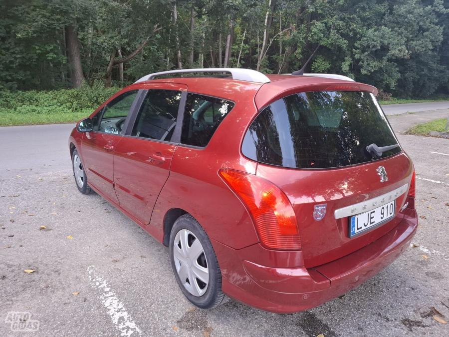 Red Peugeot 308 2008 in Alytus, with an engine capacity of 2.00 L and mileage of 271 thousand km for 2150 €, photo 13 on AUTOMOTO.COM.LV