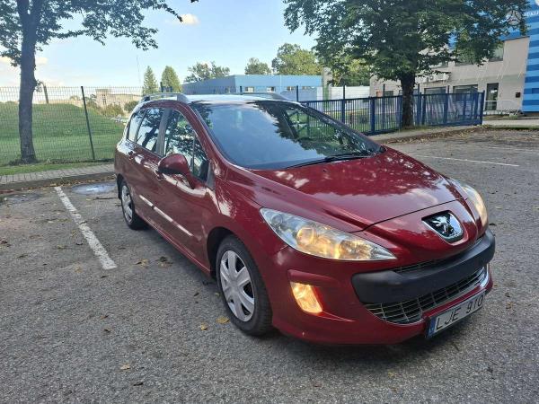 Red Peugeot 308 2008 in Alytus, with an engine capacity of 2.00 L and mileage of 271 thousand km for 1990 €, photo 3 on AUTOMOTO.COM.LV