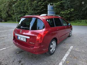 Red Peugeot 308 2008 in Alytus, with an engine capacity of 2.00 L and mileage of 271 thousand km for 1990 €, photo 9 on AUTOMOTO.COM.LV