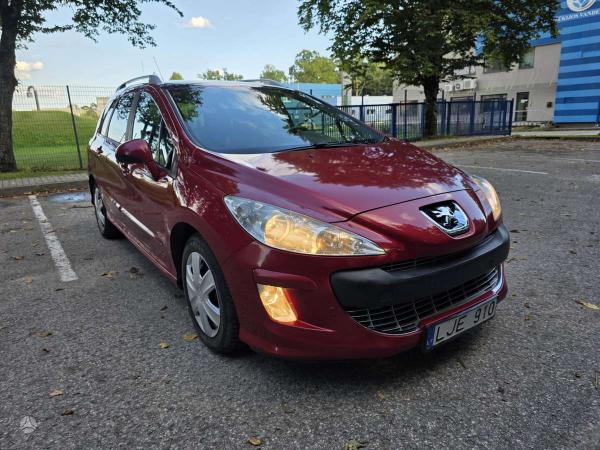 Red Peugeot 308 2008 in Alytus, with an engine capacity of 2.00 L and mileage of 271 thousand km for 1990 €, photo 11 on AUTOMOTO.COM.LV