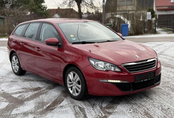 Red Peugeot 308 2015 in Ukmerge, with an engine capacity of 1.56 L and mileage of 260 thousand km for 3250 €, photo 2 on AUTOMOTO.COM.LV