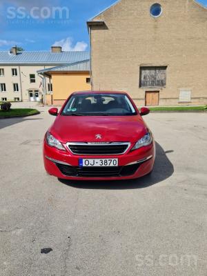 Red Peugeot 308 2015 in Bauska, with an engine capacity of 1.60 L and mileage of 0 thousand km for 4250 €, photo 8 on AUTOMOTO.COM.LV