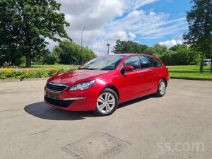 Sarkans Peugeot 308 2016 Jelgava, ar dzinēja tilpumu 1.60 L un nobraukumu 261 tūkst. km par 5000 €, foto  vietnē AUTOMOTO.COM.LV