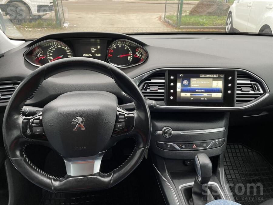 Peugeot 308 2016 Talsi, ar dzinēja tilpumu 1.60 L un nobraukumu 269 tūkst. km par 5850 €, foto 15 vietnē AUTOMOTO.COM.LV