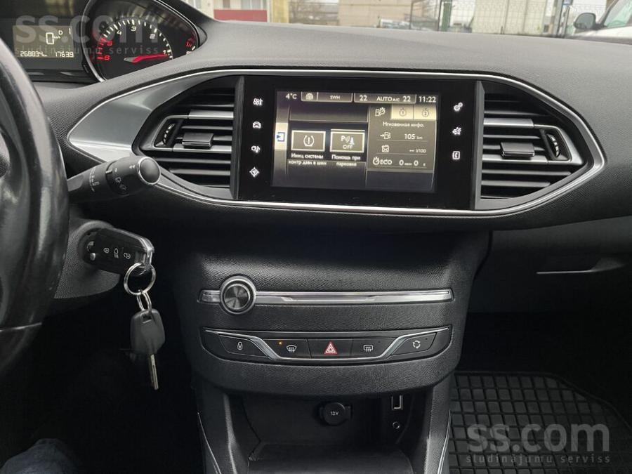 Peugeot 308 2016 Talsi, ar dzinēja tilpumu 1.60 L un nobraukumu 269 tūkst. km par 5850 €, foto 16 vietnē AUTOMOTO.COM.LV
