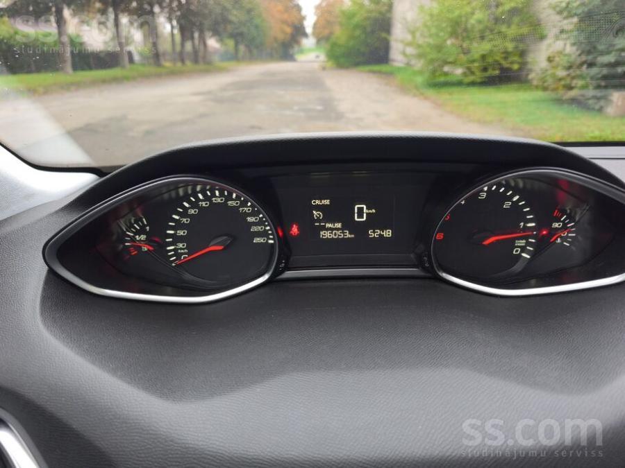 Пежо 308 2016 в Огре, объемом двигателя 1.60 л и пробегом 202 тыс. км за 5950 €, фото 10 на AUTOMOTO.COM.LV