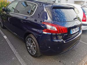 Violet Peugeot 308 2017 in Kaunas, with an engine capacity of 1.20 L and mileage of 155 thousand km for 4700 €, photo 3 on AUTOMOTO.COM.LV