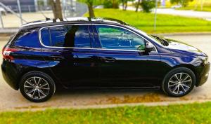 Violet Peugeot 308 2017 in Kaunas, with an engine capacity of 1.20 L and mileage of 150 thousand km for 4700 €, photo 5 on AUTOMOTO.COM.LV