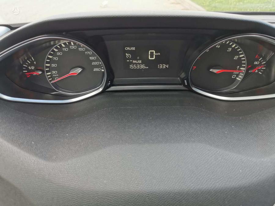 Violet Peugeot 308 2017 in Kaunas, with an engine capacity of 1.20 L and mileage of 150 thousand km for 4700 €, photo 18 on AUTOMOTO.COM.LV