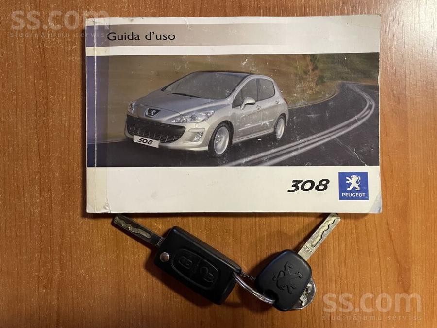 Balts Peugeot 308 2008 Talsi, ar dzinēja tilpumu 1.60 L un nobraukumu 197 tūkst. km par 3300 €, foto 26 vietnē AUTOMOTO.COM.LV