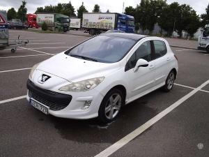 White Peugeot 308 2008 in Kaunas, with an engine capacity of 1.56 L and mileage of 239 thousand km for 1490 €, photo 7 on AUTOMOTO.COM.LV