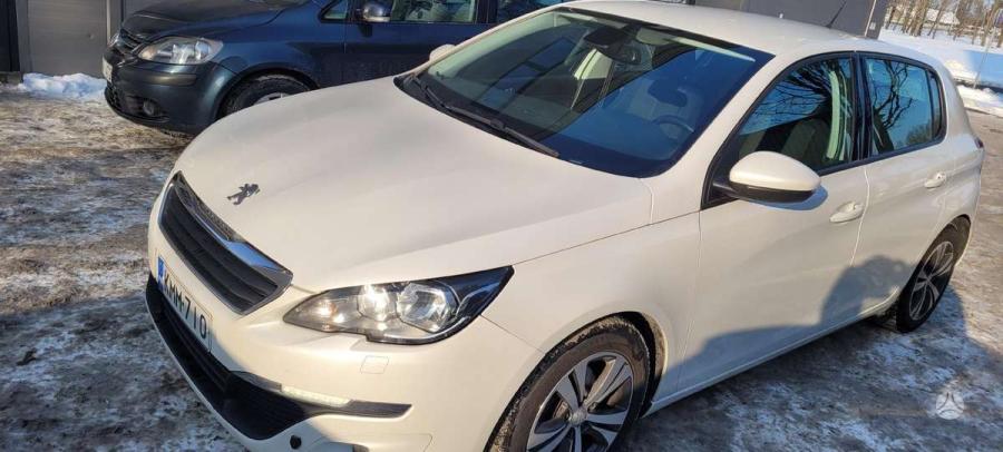 White Peugeot 308 2013 in Kaunas, with an engine capacity of 1.60 L and mileage of 188 thousand km for 3950 €, photo 2 on AUTOMOTO.COM.LV