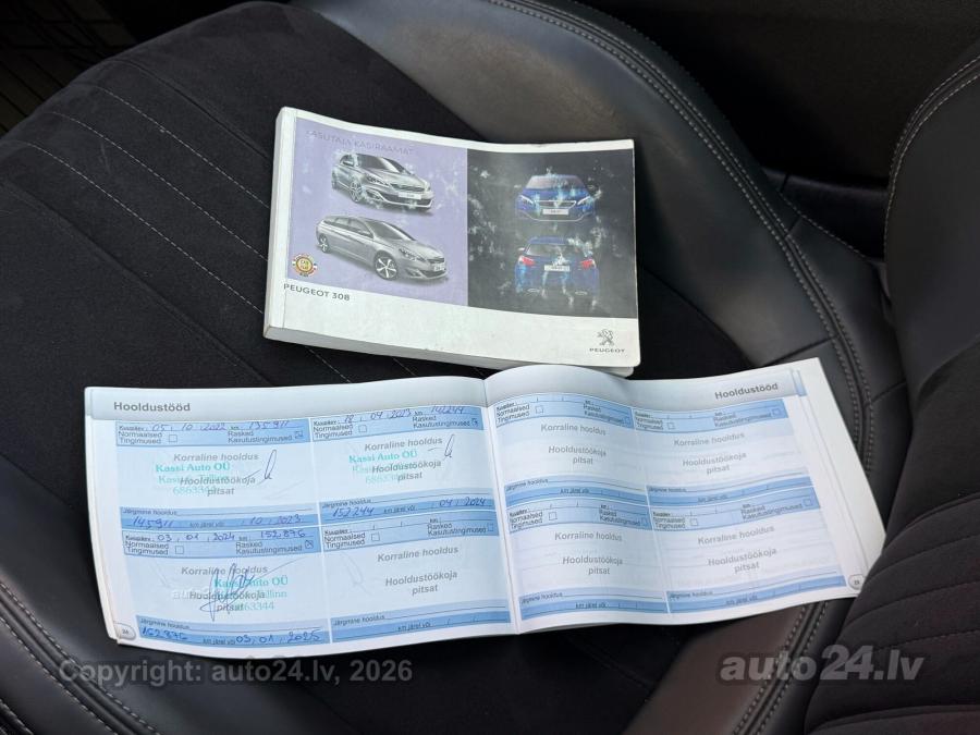 Balts Peugeot 308 2013 Tallina, ar dzinēja tilpumu 1.60 L un nobraukumu 162 tūkst. km par 5700 €, foto 30 vietnē AUTOMOTO.COM.LV