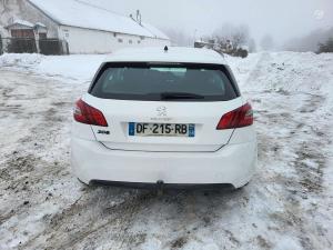 White Peugeot 308 2014 in Taurage, with an engine capacity of 1.20 L and mileage of 185 thousand km for 5200 €, photo 4 on AUTOMOTO.COM.LV