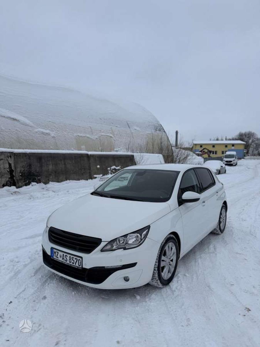 Balts Peugeot 308 2014 Panevēža, ar dzinēja tilpumu 1.56 L un nobraukumu 250 tūkst. km par 6100 €, foto 1 vietnē AUTOMOTO.COM.LV