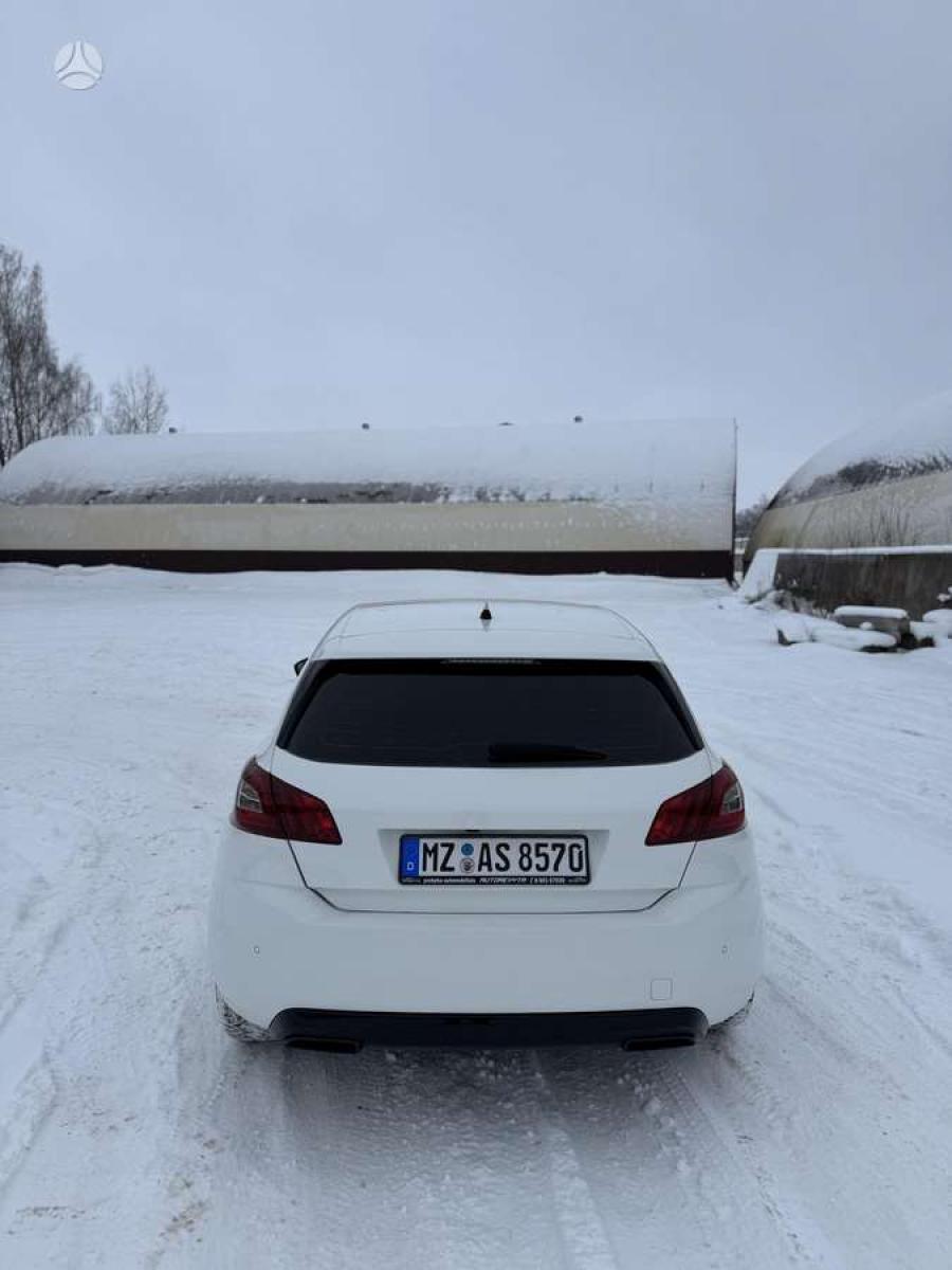 Balts Peugeot 308 2014 Panevēža, ar dzinēja tilpumu 1.56 L un nobraukumu 250 tūkst. km par 6100 €, foto 5 vietnē AUTOMOTO.COM.LV