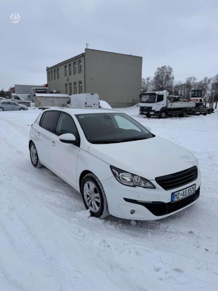Balts Peugeot 308 2014 Panevēža, ar dzinēja tilpumu 1.56 L un nobraukumu 250 tūkst. km par 6100 €, foto 8 vietnē AUTOMOTO.COM.LV