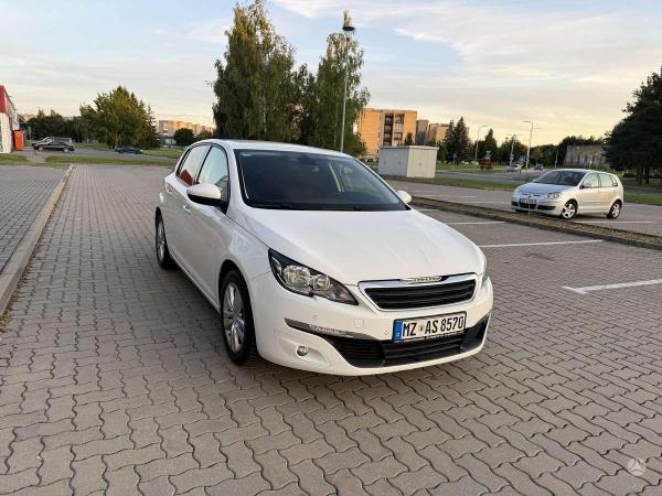 Белый Пежо 308 2014 в Паневежис, объемом двигателя 1.56 л и пробегом 250 тыс. км за 5900 €, фото 6 на AUTOMOTO.COM.LV