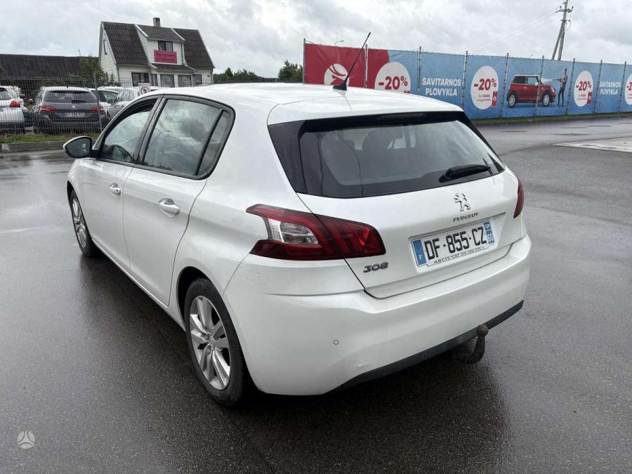 Balts Peugeot 308 2014 Tauragė, ar dzinēja tilpumu 1.56 L un nobraukumu 309 tūkst. km par 3400 €, foto 4 vietnē AUTOMOTO.COM.LV