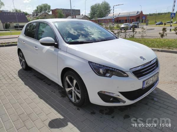 White Peugeot 308 2015 in Rezekne, with an engine capacity of 1.60 L and mileage of 166 thousand km for 6100 €, photo 1 on AUTOMOTO.COM.LV