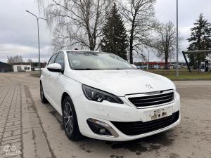 White Peugeot 308 2015 in Taurage, with an engine capacity of 1.20 L and mileage of 115 thousand km for 4499 €, photo  on AUTOMOTO.COM.LV