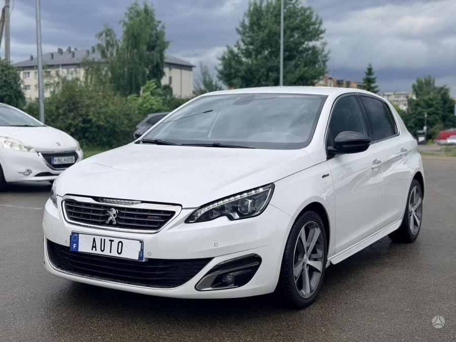 Белый Пежо 308 2015 в Таураге, объемом двигателя 1.56 л и пробегом 210 тыс. км за 7499 €, фото 5 на AUTOMOTO.COM.LV