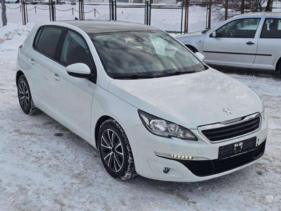 White Peugeot 308 2016 in Rokiskis, with an engine capacity of 1.20 L and mileage of 110 thousand km for 3950 €, photo 23 on AUTOMOTO.COM.LV
