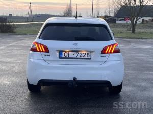 White Peugeot 308 2016 in Bauska, with an engine capacity of 1.20 L and mileage of 133 thousand km for 7000 €, photo 16 on AUTOMOTO.COM.LV