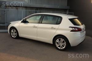 White Peugeot 308 2016 in Riga, with an engine capacity of 1.20 L and mileage of 0 thousand km for 9490 €, photo 3 on AUTOMOTO.COM.LV