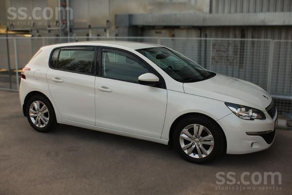 White Peugeot 308 2016 in Riga, with an engine capacity of 1.20 L and mileage of 0 thousand km for 9490 €, photo 7 on AUTOMOTO.COM.LV