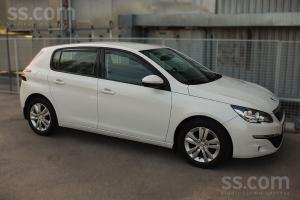 White Peugeot 308 2016 in Riga, with an engine capacity of 1.20 L and mileage of 0 thousand km for 9490 €, photo 8 on AUTOMOTO.COM.LV