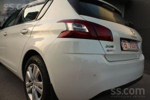 White Peugeot 308 2016 in Riga, with an engine capacity of 1.20 L and mileage of 0 thousand km for 9490 €, photo 16 on AUTOMOTO.COM.LV