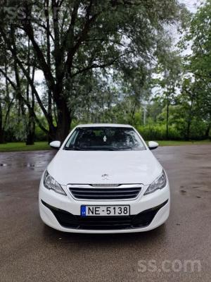 White Peugeot 308 2016 in Riga, with an engine capacity of 1.60 L and mileage of 321 thousand km for 4600 €, photo  on AUTOMOTO.COM.LV