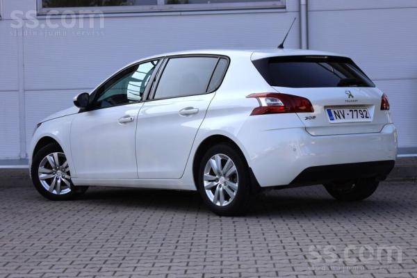 Balts Peugeot 308 2016 Rīga, ar dzinēja tilpumu 1.20 L un nobraukumu 123 tūkst. km par 6495 €, foto 4 vietnē AUTOMOTO.COM.LV
