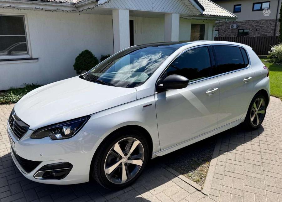 Balts Peugeot 308 2017 Kauņa, ar dzinēja tilpumu 2.00 L un nobraukumu 166 tūkst. km par 6999 €, foto 4 vietnē AUTOMOTO.COM.LV