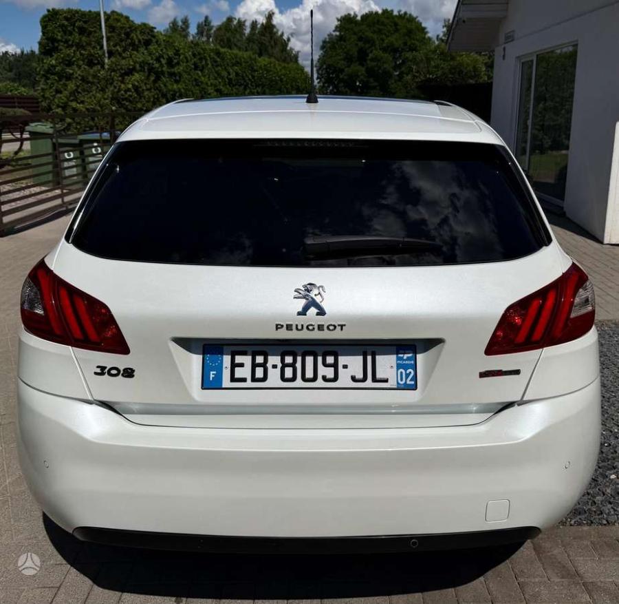 Balts Peugeot 308 2017 Kauņa, ar dzinēja tilpumu 2.00 L un nobraukumu 166 tūkst. km par 6999 €, foto 12 vietnē AUTOMOTO.COM.LV