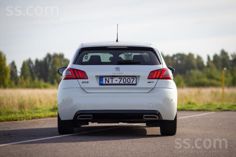 Balts Peugeot 308 2017 Bauska, ar dzinēja tilpumu 2.00 L un nobraukumu 248 tūkst. km par 8490 €, foto 5 vietnē AUTOMOTO.COM.LV