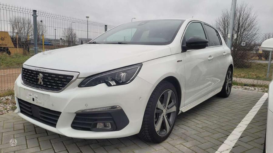 Balts Peugeot 308 2018 Tauragė, ar dzinēja tilpumu 1.20 L un nobraukumu 107 tūkst. km par 6999 €, foto 1 vietnē AUTOMOTO.COM.LV
