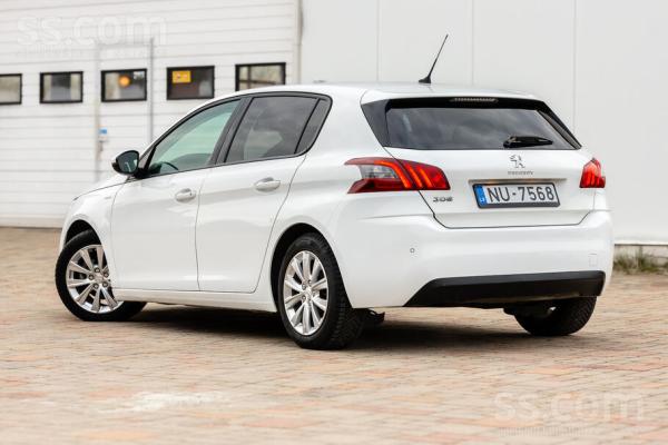 Balts Peugeot 308 2018 Jelgava, ar dzinēja tilpumu 1.50 L un nobraukumu 208 tūkst. km par 8490 €, foto 3 vietnē AUTOMOTO.COM.LV