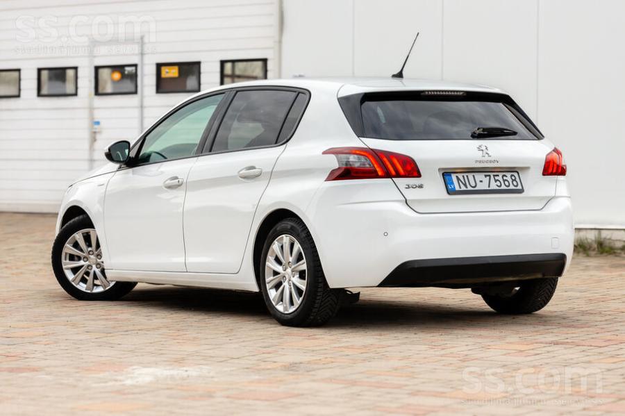 Balts Peugeot 308 2018 Jelgava, ar dzinēja tilpumu 1.50 L un nobraukumu 208 tūkst. km par 8490 €, foto 4 vietnē AUTOMOTO.COM.LV
