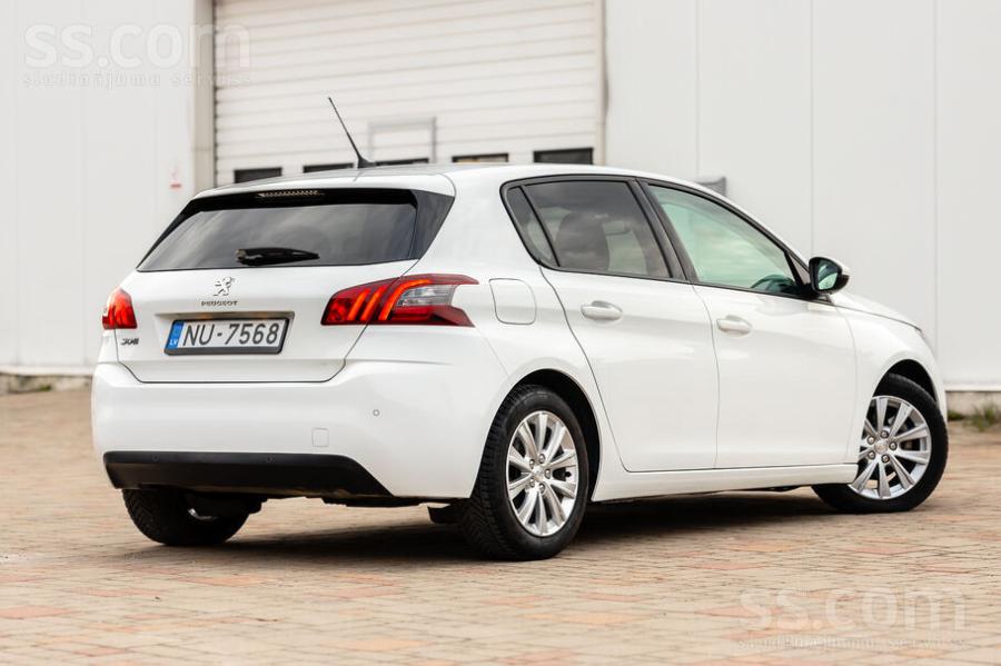 Balts Peugeot 308 2018 Jelgava, ar dzinēja tilpumu 1.50 L un nobraukumu 208 tūkst. km par 8490 €, foto 5 vietnē AUTOMOTO.COM.LV