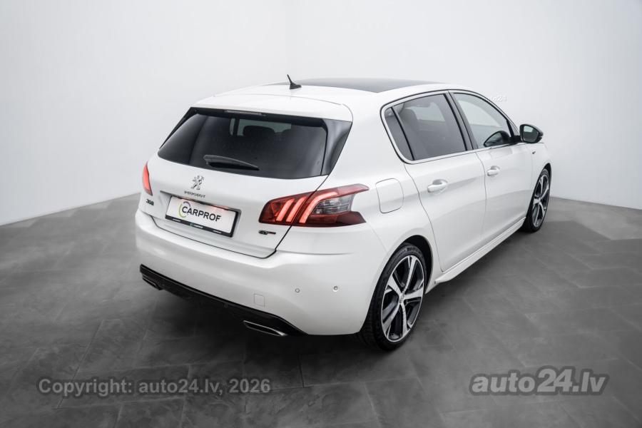 White Peugeot 308 2018 in Tallinn, with an engine capacity of 1.60 L and mileage of 104 thousand km for 12999 €, photo 5 on AUTOMOTO.COM.LV