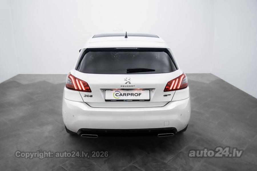 White Peugeot 308 2018 in Tallinn, with an engine capacity of 1.60 L and mileage of 104 thousand km for 12999 €, photo 6 on AUTOMOTO.COM.LV