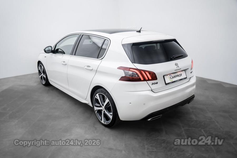 White Peugeot 308 2018 in Tallinn, with an engine capacity of 1.60 L and mileage of 104 thousand km for 12999 €, photo 7 on AUTOMOTO.COM.LV