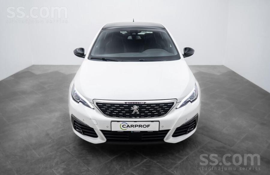 White Peugeot 308 2018 in Tallinn, with an engine capacity of 1.60 L and mileage of 104 thousand km for 12999 €, photo 3 on AUTOMOTO.COM.LV
