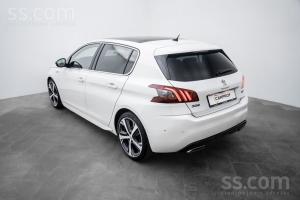 White Peugeot 308 2018 in Tallinn, with an engine capacity of 1.60 L and mileage of 104 thousand km for 12999 €, photo 7 on AUTOMOTO.COM.LV