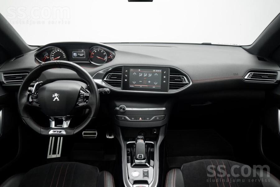 White Peugeot 308 2018 in Tallinn, with an engine capacity of 1.60 L and mileage of 104 thousand km for 12999 €, photo 13 on AUTOMOTO.COM.LV